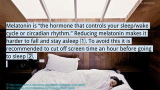 Electronics and Sleep | PPTX