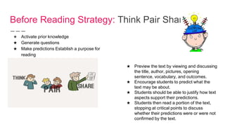 RED4348 CA1 Before-During-After Reading Strategies | PPT