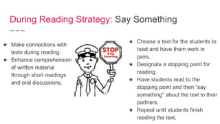 RED4348 CA1 Before-During-After Reading Strategies | PPT