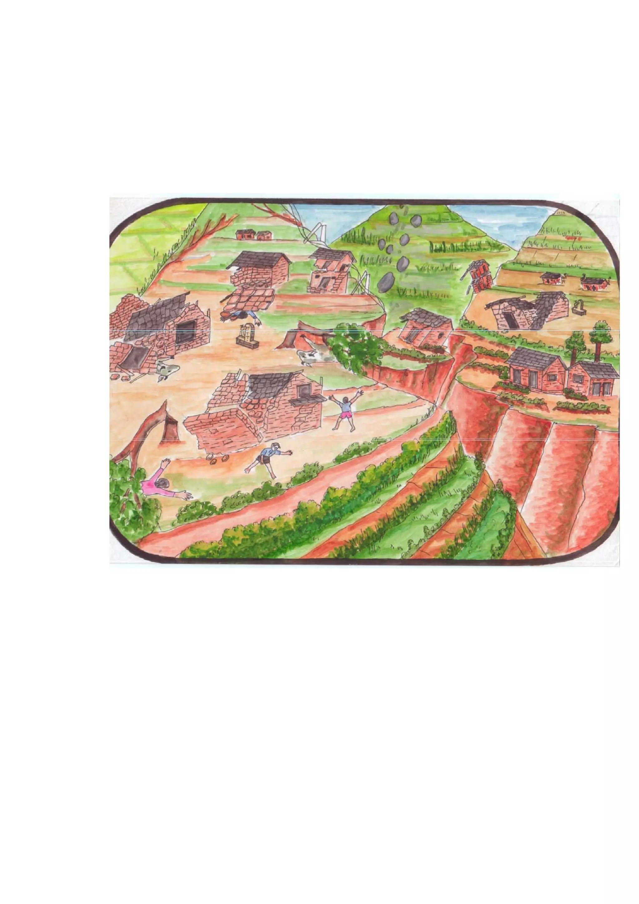 Flip chart earthquake and land slide final 1 | PDF