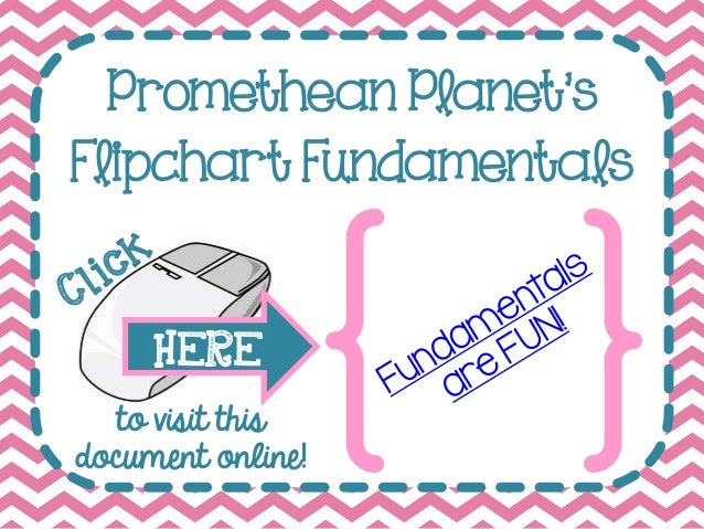 Promethean Planet's Flipchart fundamentals