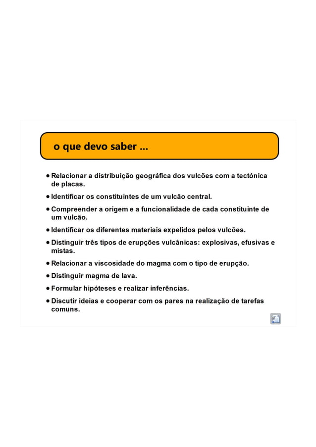 Flipchart vulcanismo | PDF