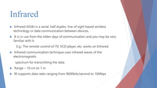 FLIP CLASS on wifi, zigbee, bluetooth, infrared.pptx