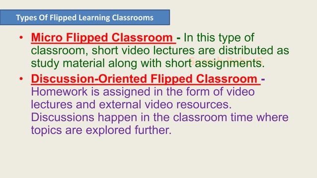 Flipped Class Room | PPTX