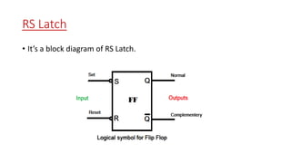 Flip flop and rs latch | PPT