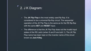 Clock triggering, Flip Flop(RS and JK) | PPTX
