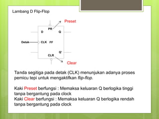 Rangkaian flip flop pada rangkaian elektronika | PPT