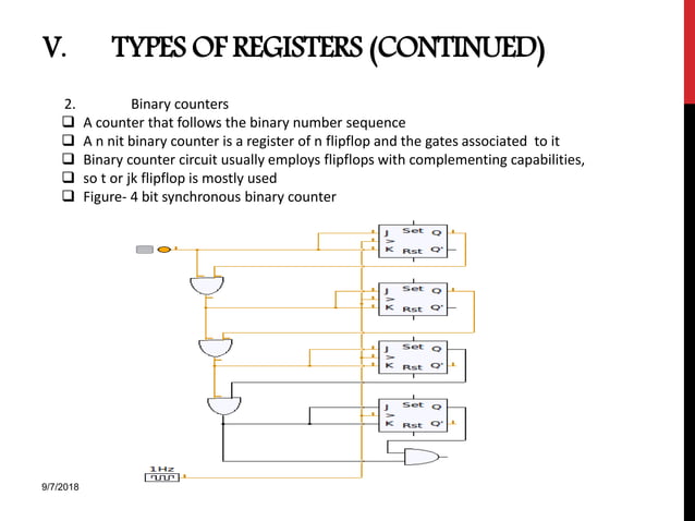 Flip flops and registers | PPTX