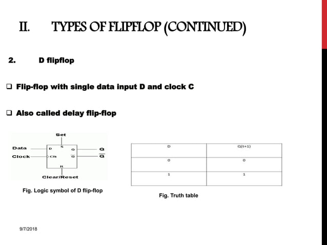 Flip flops and registers | PPTX