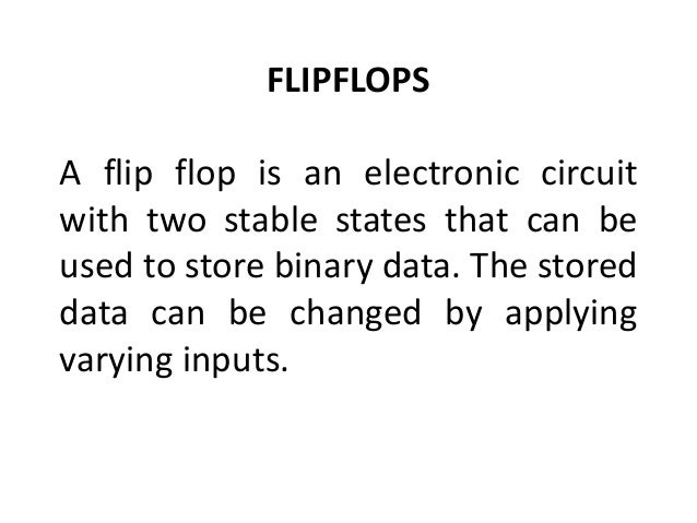 Flip flop slide | PPT