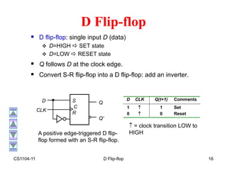 Flip Flops sequential circuit and types | PPT