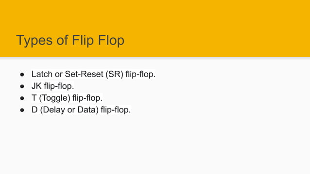 FLIP FLOP TRIGGERING.pptx | Consumer Electronics | Technology & Computing