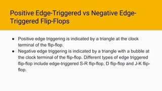 FLIP FLOP TRIGGERING.pptx | Consumer Electronics | Technology & Computing