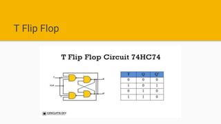 FLIP FLOP TRIGGERING.pptx | Consumer Electronics | Technology & Computing