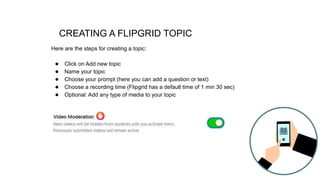 Flipgrid presentation Mrs Sawsen Abid | PPTX