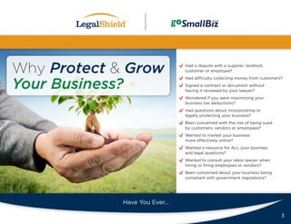LegalShield Small Biz Plan | PPT