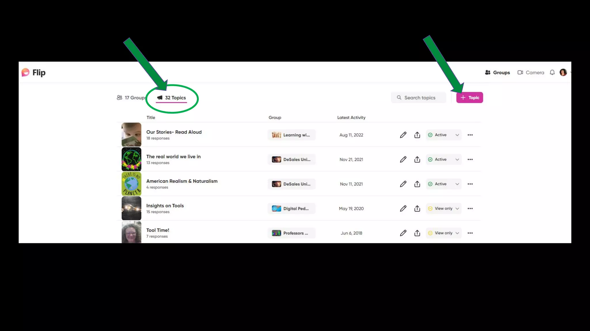 Flip (FLIPGRID) Guide Aug 2022 | PDF