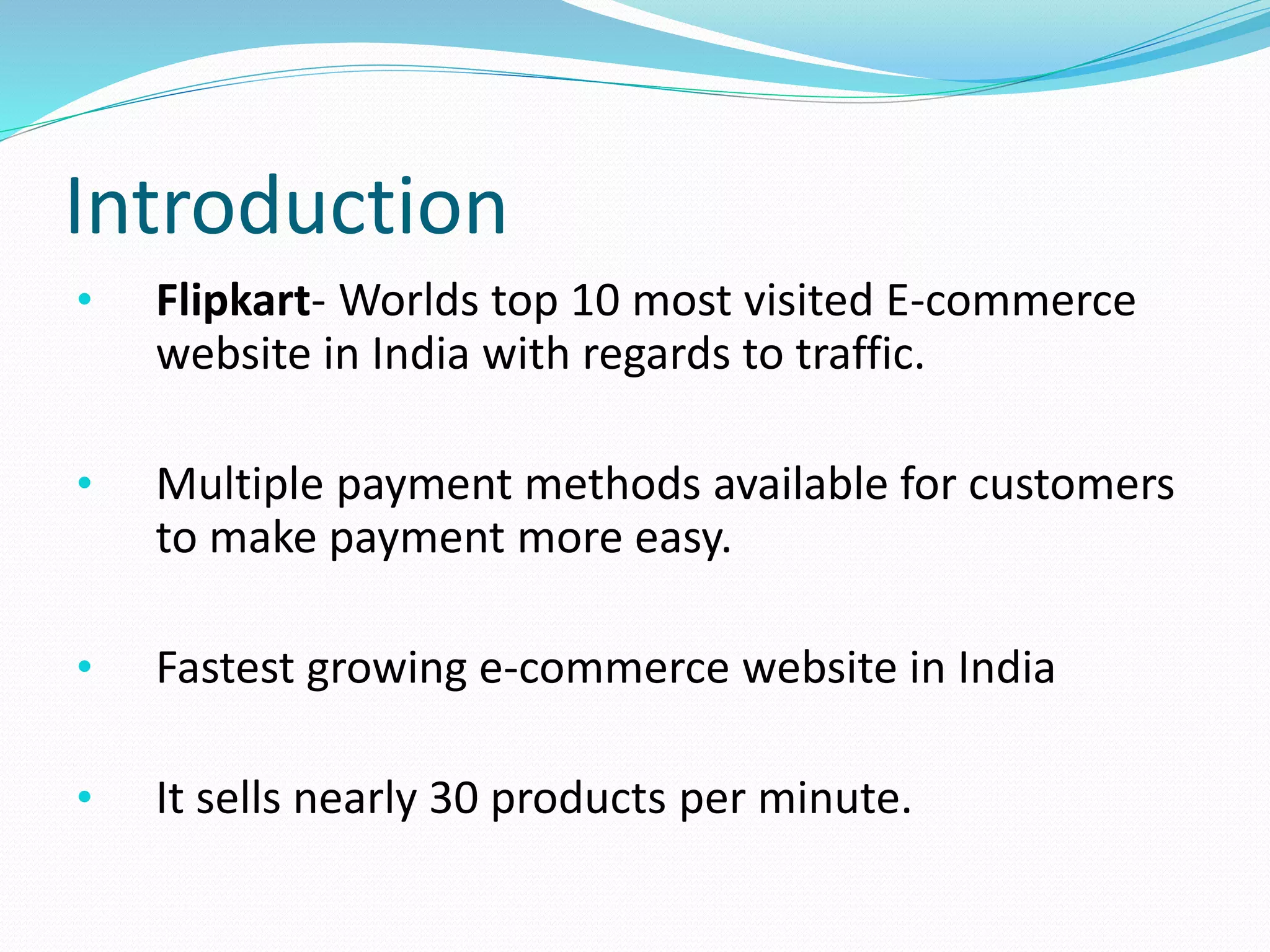 Presentation On Flipkart | PPTX
