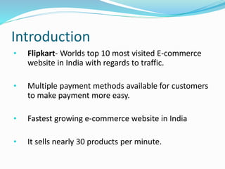 Presentation On Flipkart | PPTX