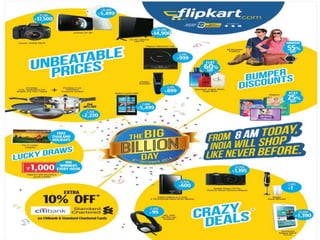 Flipkart integrated marketing communication ppt | PPTX | Internet | Computing