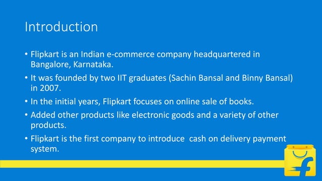 Flipkart | PPTX | Logistics | Business