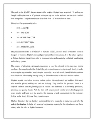 Case study on Flipkart | PDF