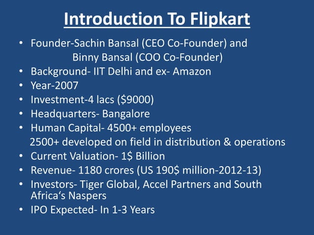 Flipkart Logistic & Supply chain management | PPTX | Logistics | Business