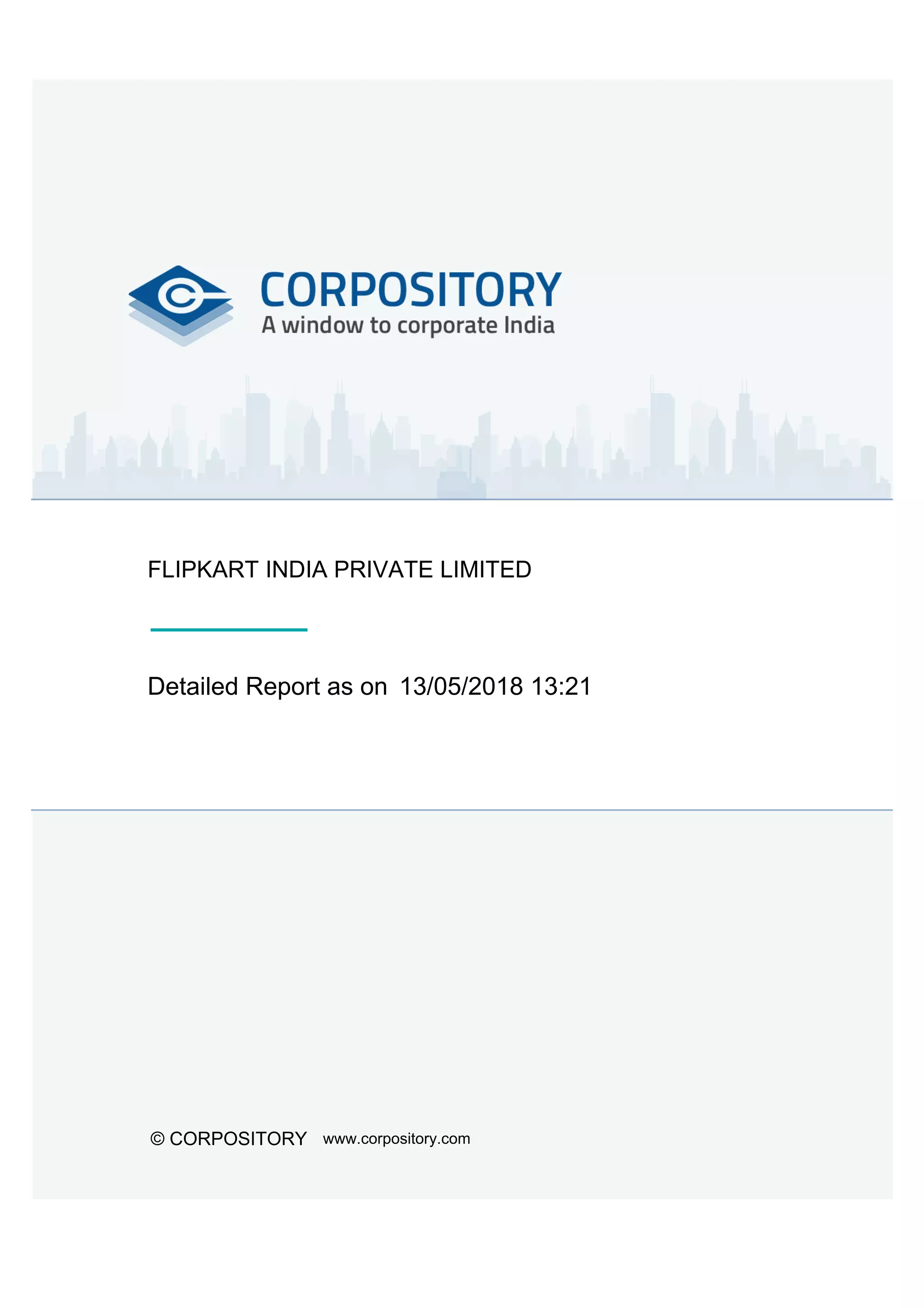 Flipkart india private limited - Company Report | PDF