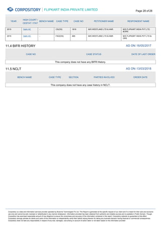 Flipkart india private limited - Company Report | PDF