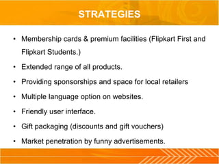 Flipkart marketing strategy | PPT