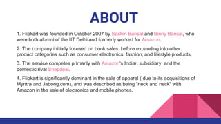 Flipkart: | PPTX