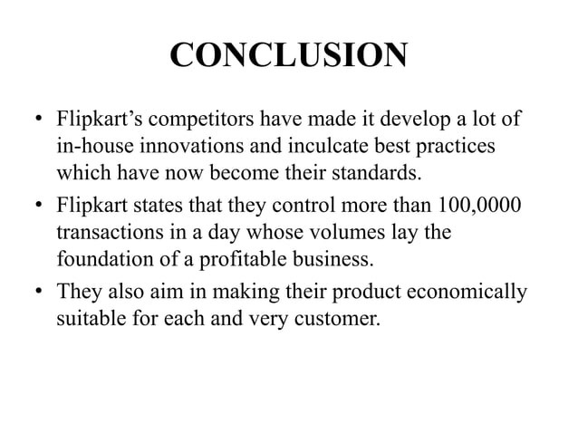 Flipkart presentation | PPTX | Internet | Computing