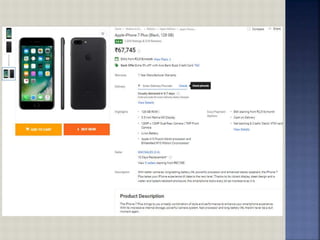 Flipkart product management database model with dba perspective | PPTX