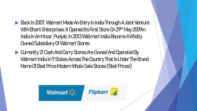 Flipkart & Walmart Impact On India.pptx