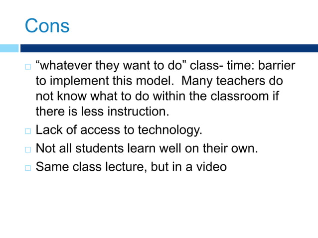Flipped classroom | PPTX