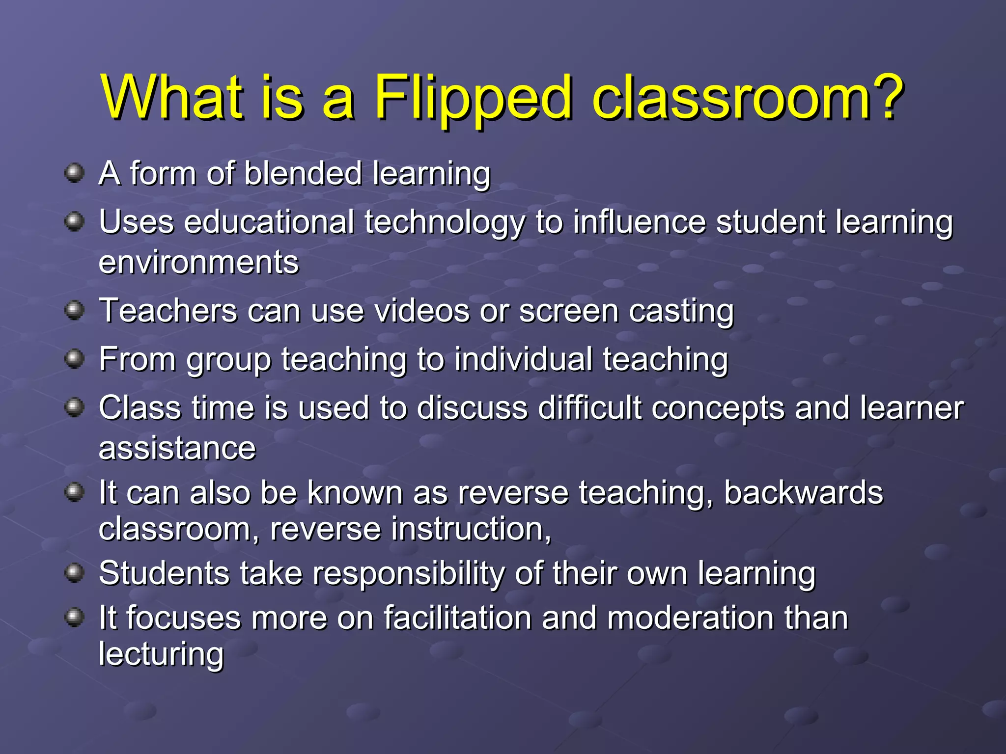 Flipped classroom | PPT