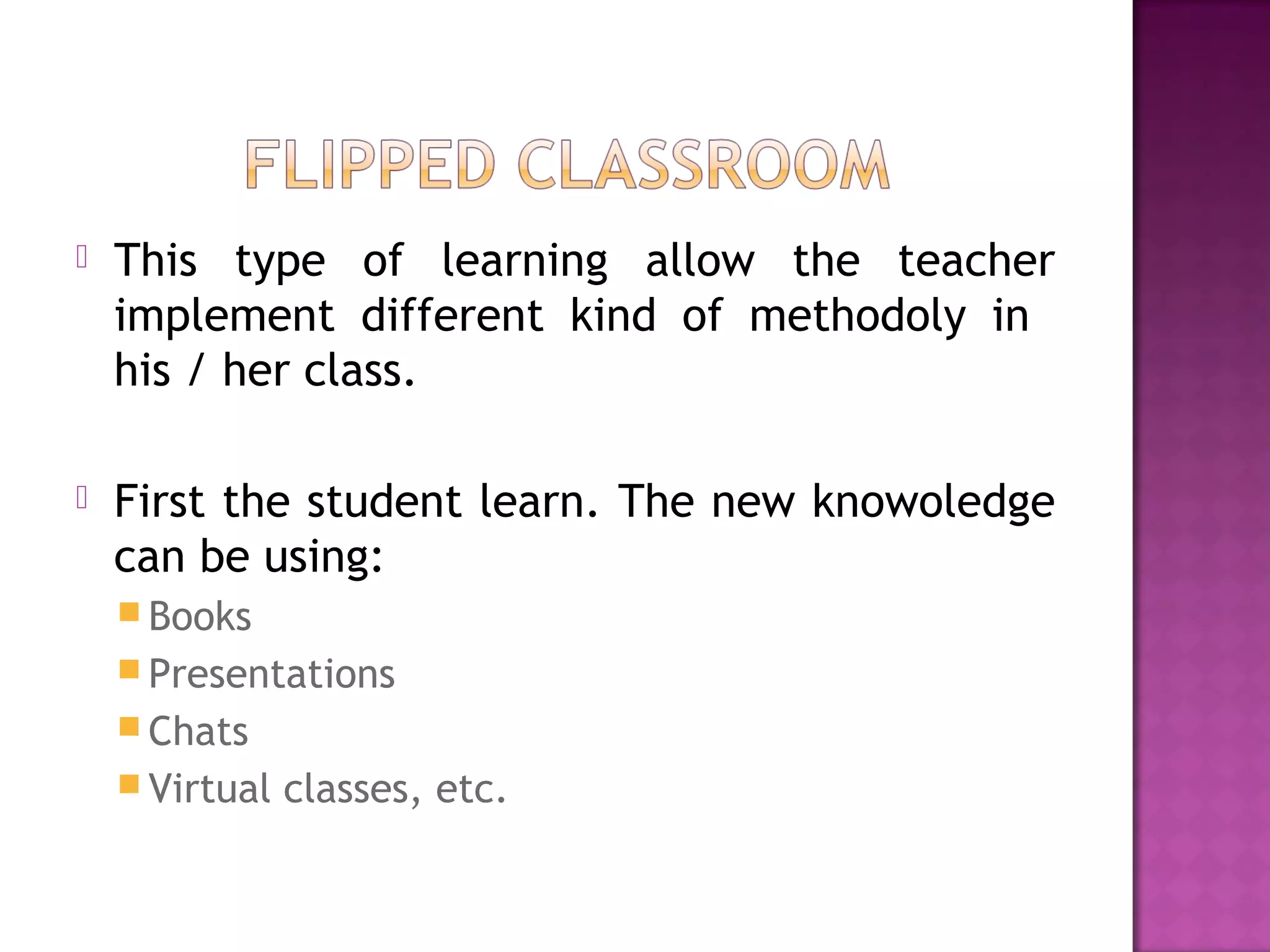Flipped classroom | PPT