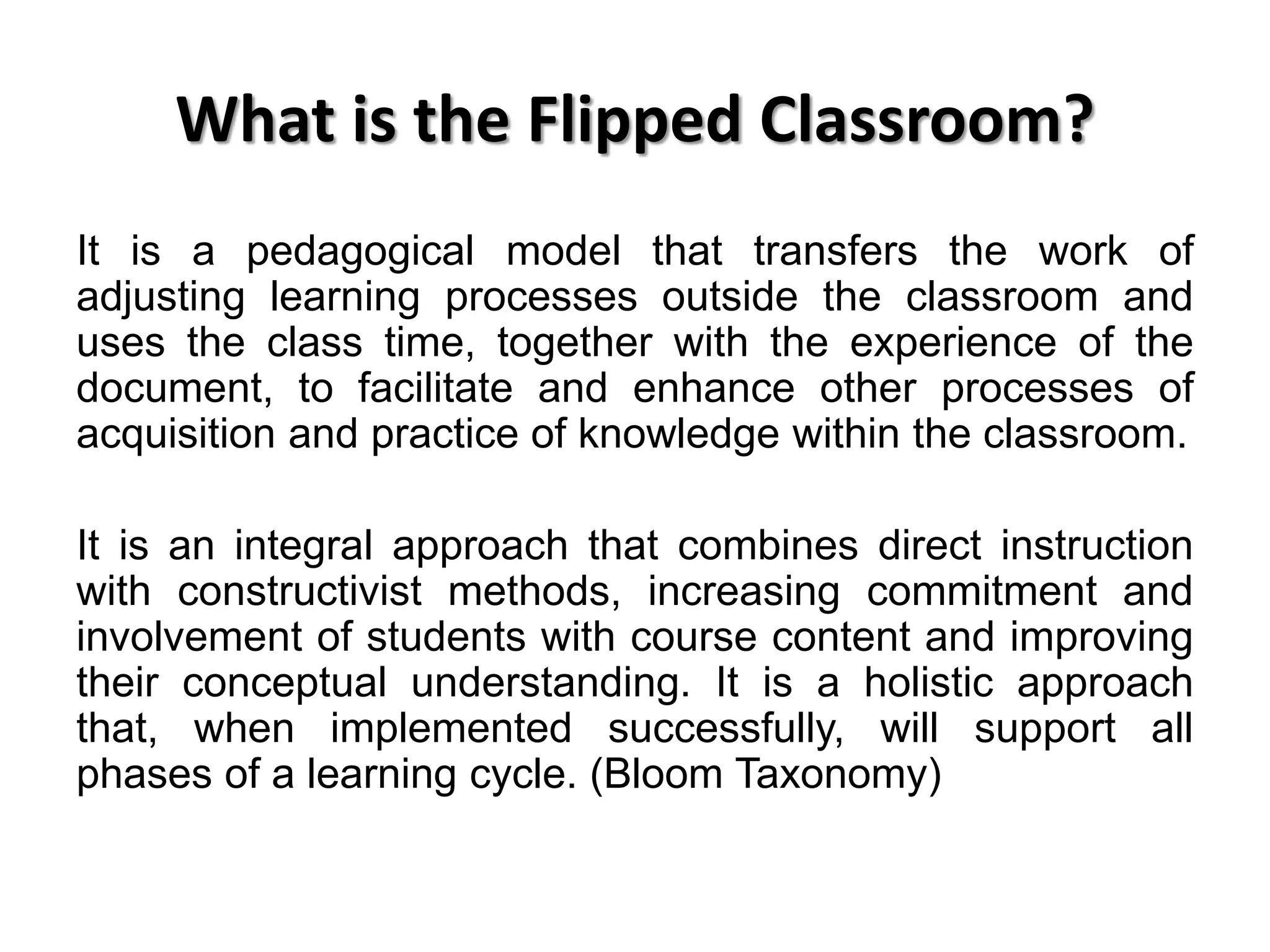 Flipped classroom | PPTX