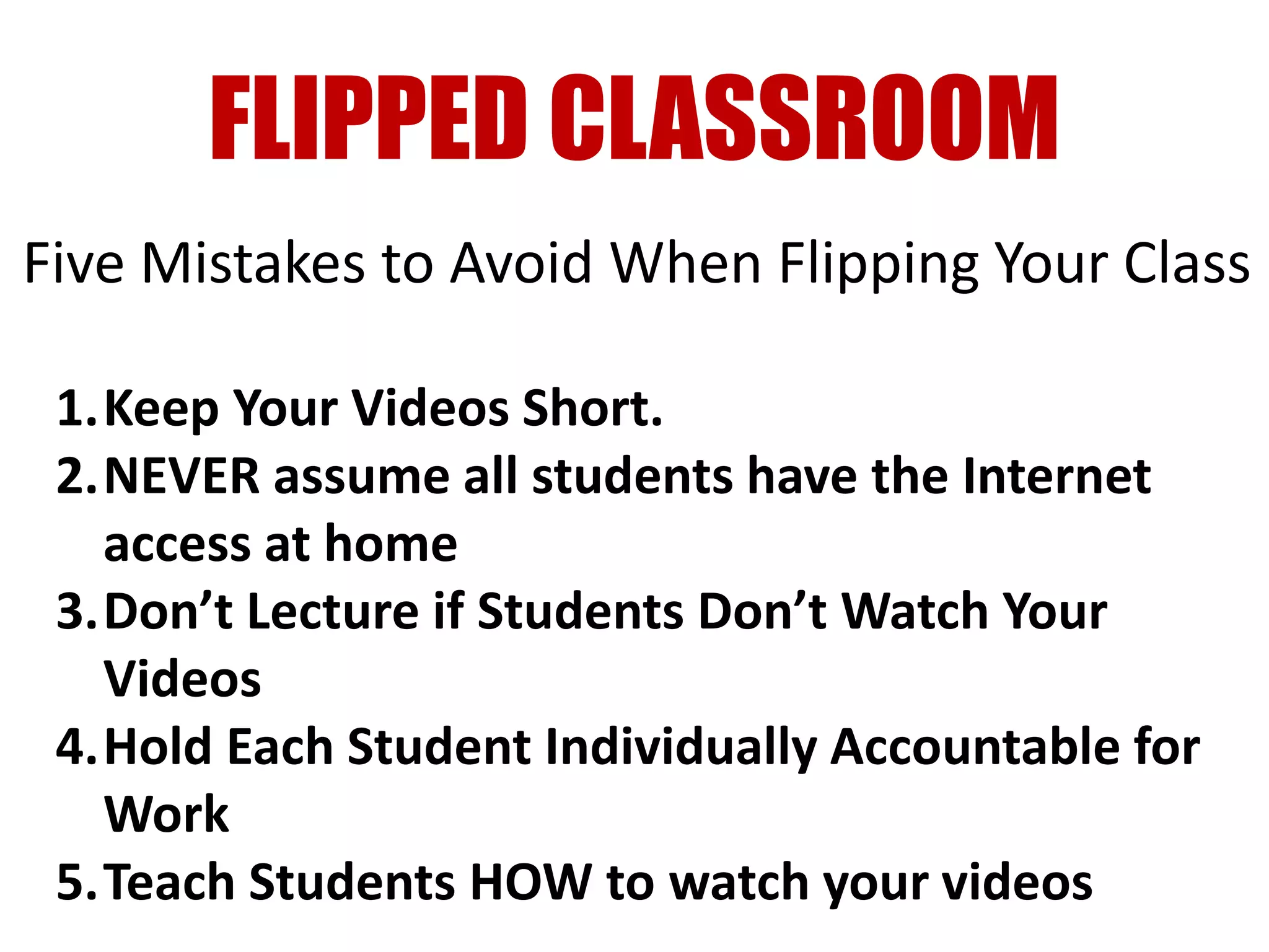 Flipped classroom how | PPTX