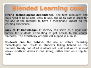 Flipped classroom and blended learning | PPTX