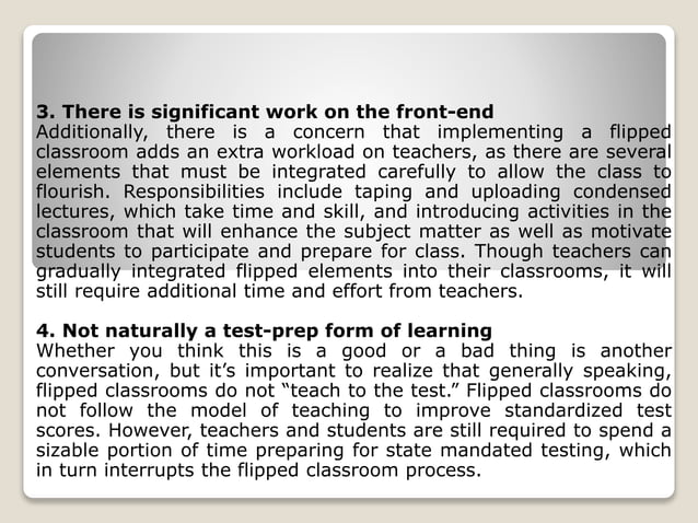 Flipped classroom and blended learning | PPTX | Educational Assessment ...