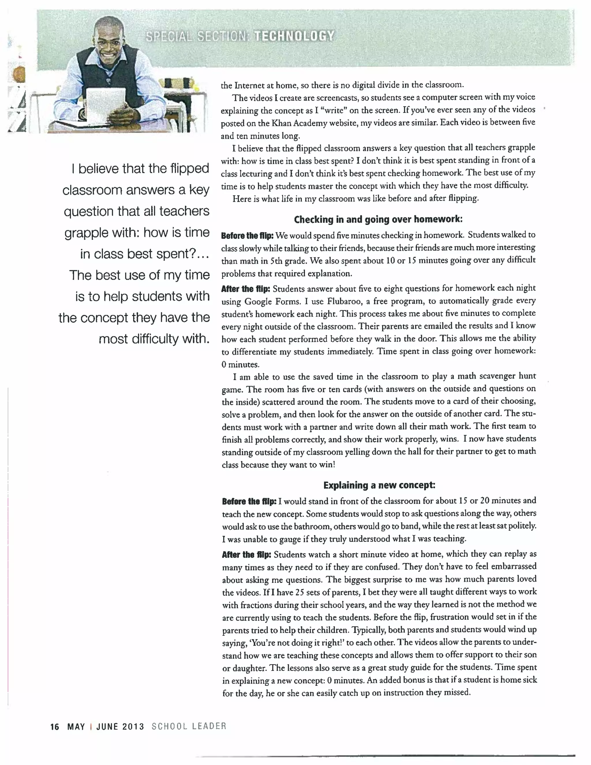 Flipped classroom article | PDF
