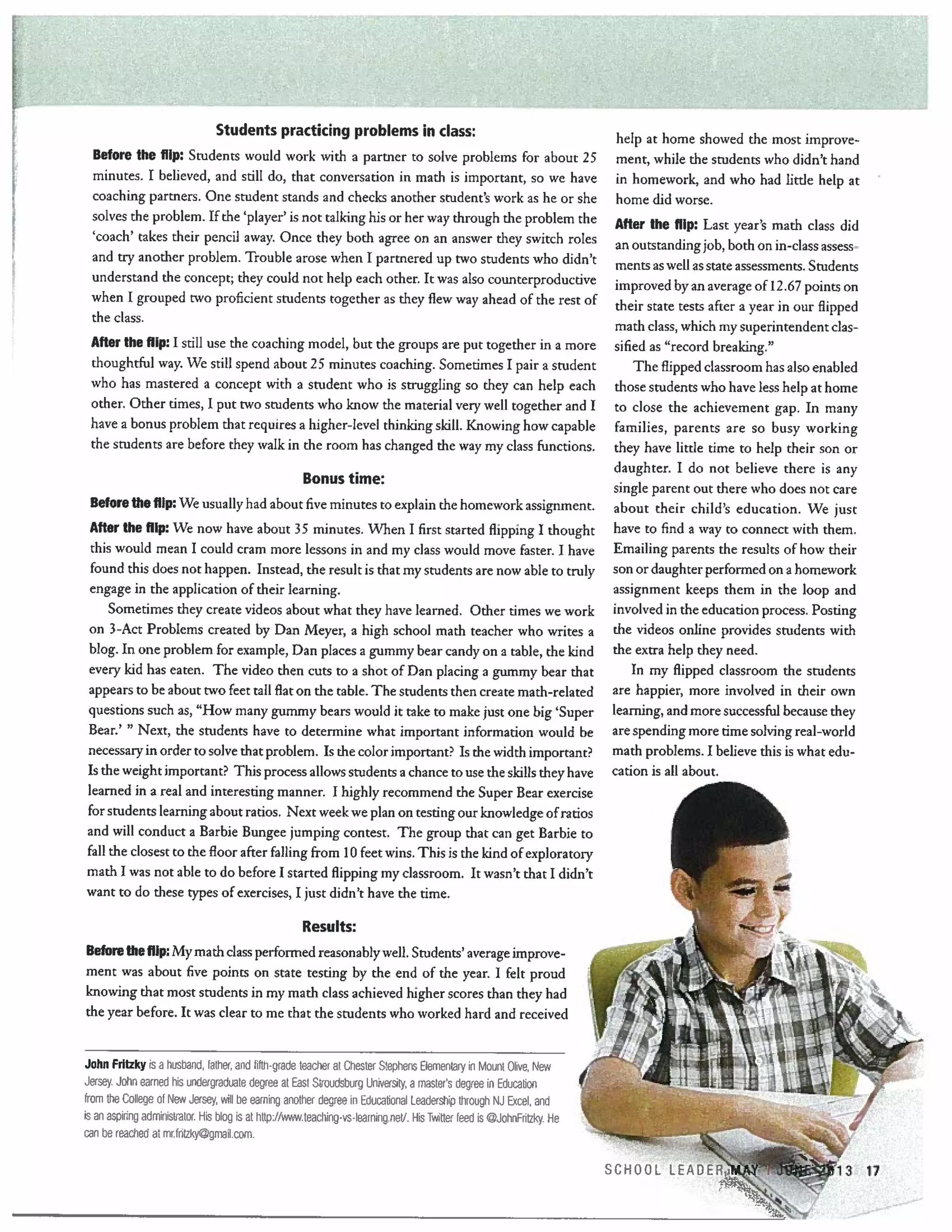 Flipped classroom article | PDF