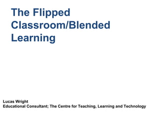 Flipped classroom for the isw | PPTX