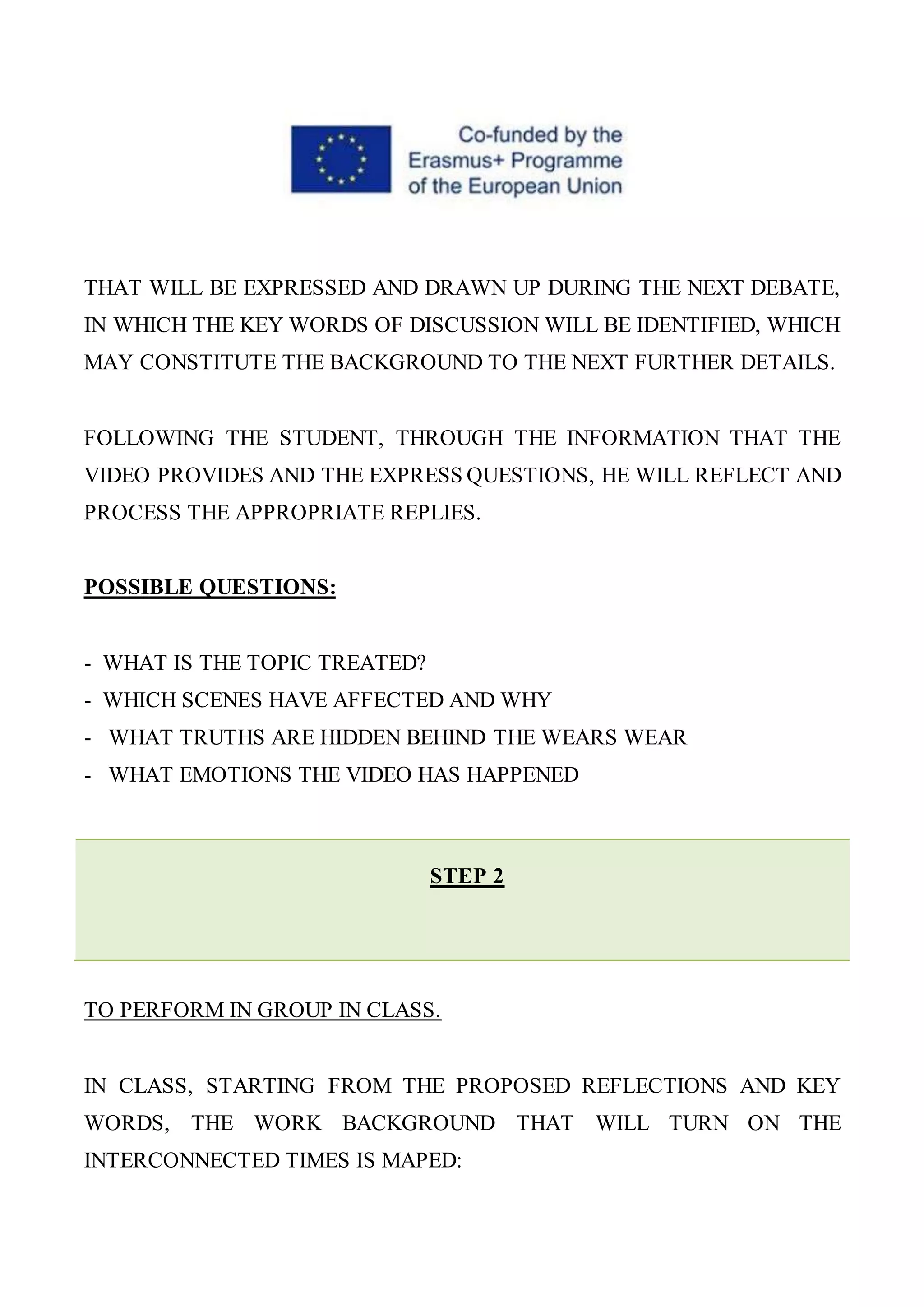 Flipped classroom learning unit | PDF