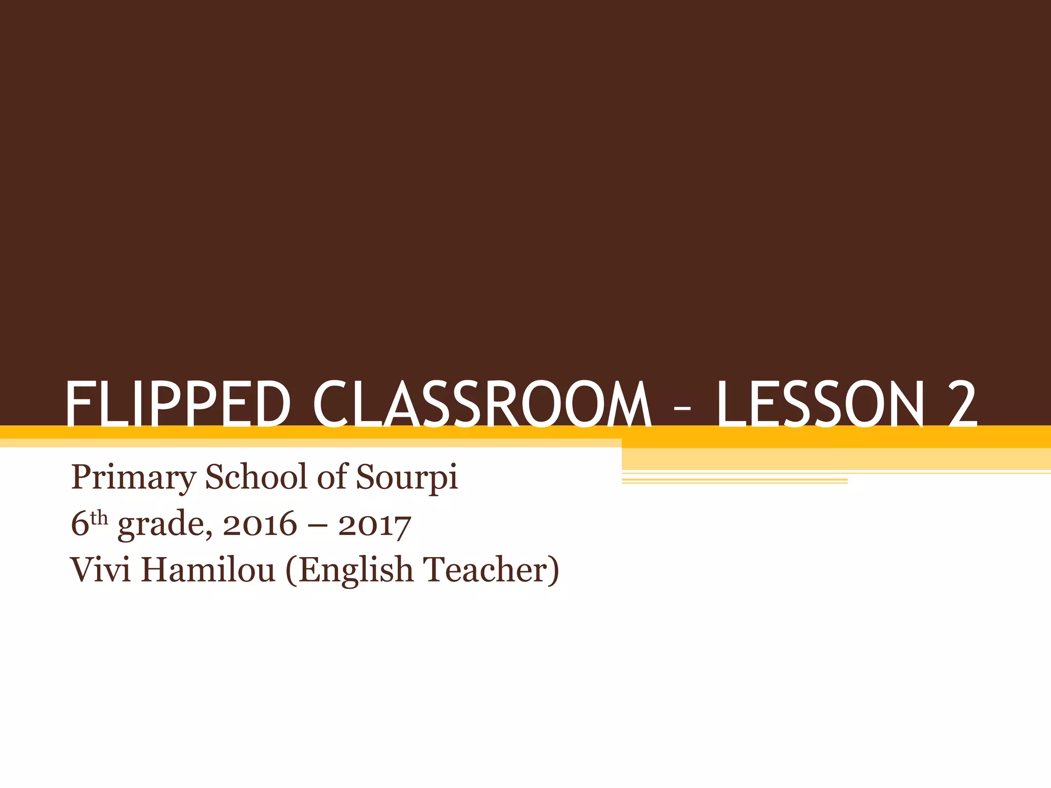 THE FLIPPED CLASSROOM – LESSON 2 – A Midsummer Night's Dream | PPT