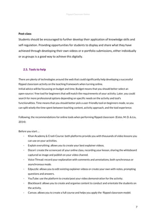 Flipped classroom online | PDF