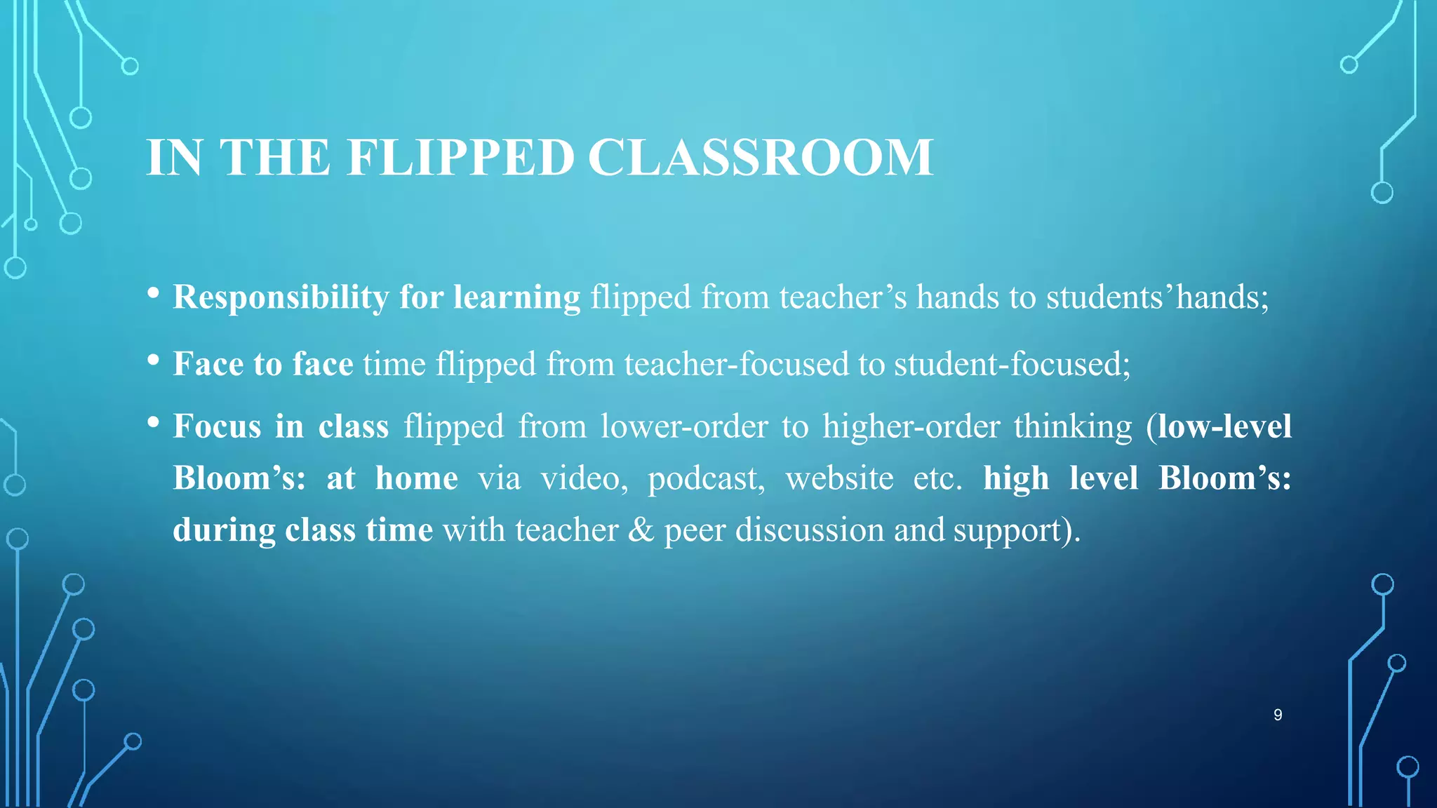 Flipped Classroom - Presented By Tahira Rafiq | PPT