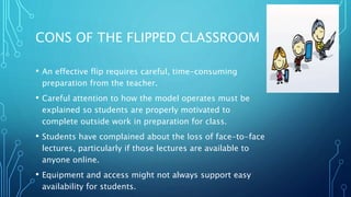 Flipped classroom presentation | PPTX