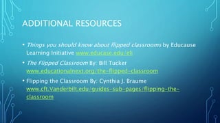 Flipped classroom presentation | PPTX